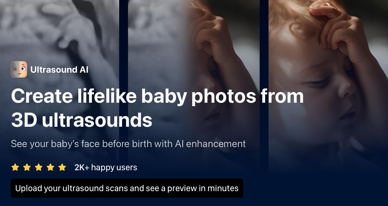 AI baby portraits from 3D ultrasound photos | Ultrasound AI AI baby portraits from 3D ultrasound photos | Ultrasound AI